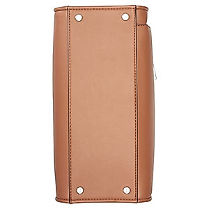 Calvin Klein Jade Tailored Satchel, Caramel,One Size