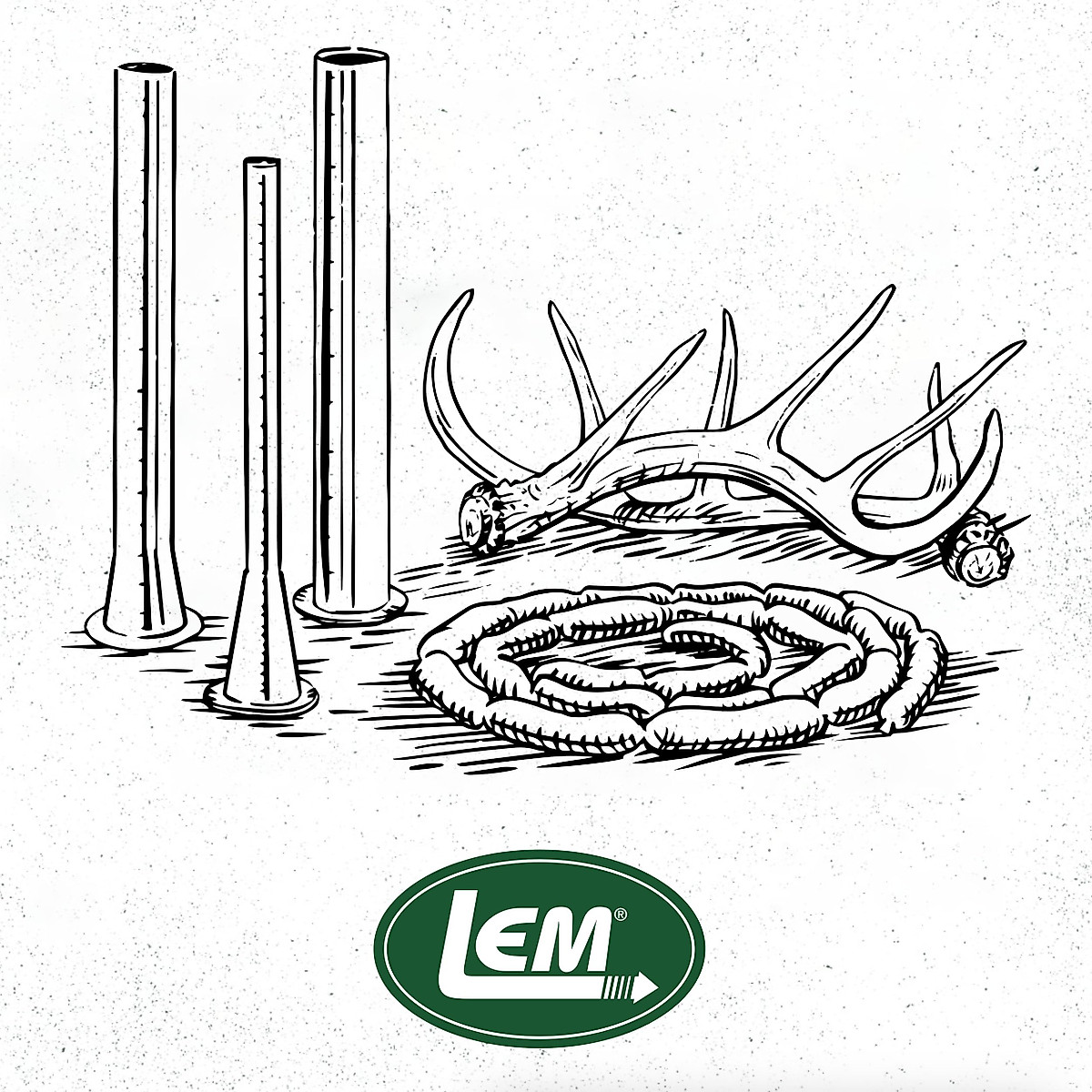 LEM Products 141 8 oz. Vacuum Sealed Bag - Hog Casings for 25 lbs. meat