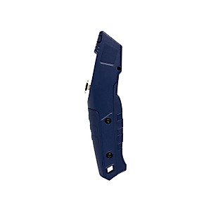 AccuTec Pro Safety L2 Auto Change Standard Utility Knife - Precision Engineered with Ergonomic Rubber Zinc Handle and Automatic Blade Reload - ASAL-L2ZI