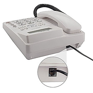 AIMIJIA Phone Cord, 6P4C Black Phone Telephone Extension Cord Cable Line Wire RJ11 6P4C Modular Plug for Landline Telephone Modem Accessory (6ft-3 Pack)