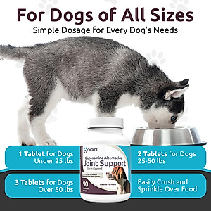 K9 Select Joint Support for Dogs with BiovaPlex - Glucosamine Alternative - 90 Chewable Tablets - Dog Joint Supplement for Mobility & Flexibilty - Hip & Joint Supplement Dogs Promotes Overall Health