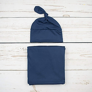 Newborn Swaddle - Adjustable Infant Swaddle Blankets Wrap for Baby Boy Girl, Motif Cotton Sleepsack, Baby Swaddles 0-3 Months