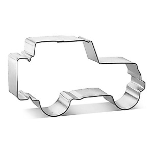 SUV Military/Off Road Truck Vehicle 4.25 Inch Cookie Cutter from The Cookie Cutter Shop – Tin Plated Steel Cookie Cutter – Made in the USA