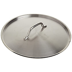 Update International Stainless Steel Stock Pot Cover, 24-Quart, Silver