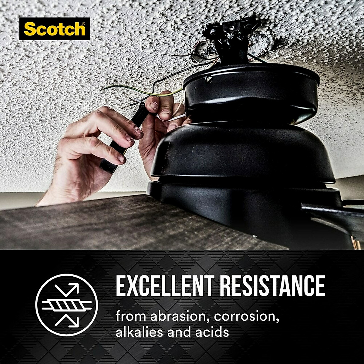 Scotch 3M 700 Electrical Tape, 3/4 in x 66 ft x 7 mil, High-Quality Vinyl Insulating Tape for Excellent Mechanical Protection, for Primary Insulation Up to 600V, for Indoor and Outdoor Use (03429NA)