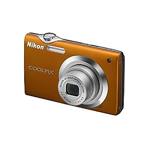 Nikon Coolpix S3000 12 MP Digital Camera with 4x Optical Vibration Reduction (VR) Zoom and 2.7-Inch LCD (Orange)