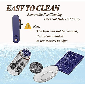 Kebnor Slushie Machine - Portable Electric Shaved Ice Machines, Cordless Rechargeable Snow Cone Machine for Party, Picnic with 6 Ice Cube Trays, Easy to DIY Snow Cone Syrup at Home for Kid Gift