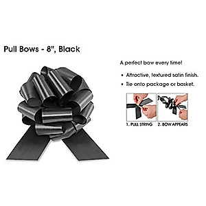 Gift Basket Making Kit Do It Yourself Diy Build Your Own Gift Basket Matching Supplies Market Tray Basket Cellophane Bag Shredded Crinkle Paper Ribbon Pull Bow BLACK AND WHITE STRIPE X-LARGE