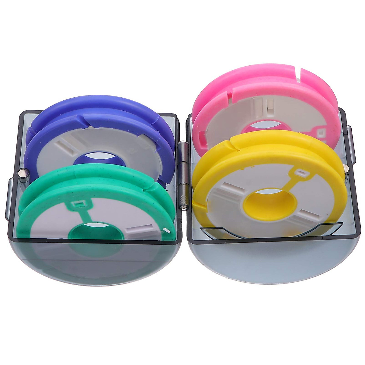 BESPORTBLE Silicone Fishing Line Storage Holders Fishing Snell Rigs Gear Spool Line Keeper Bobbins Tackle Box Wire Leader Colorful