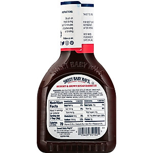 Sweet Baby Ray's Hickory & Brown Sugar Barbecue Sauce (18 Ounce (Pack of 4))