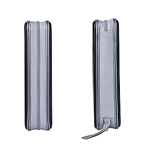 UENTIP 96 Capacity CD Case,CD/DVD Book,Hard Plastic CD Organizer CD Holders Storage Cases(96, Black)