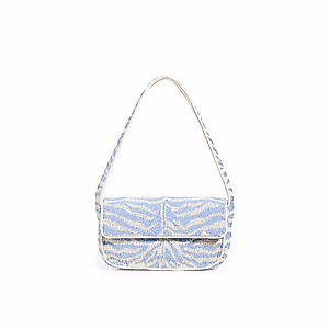 STAUD Women's Tommy Bag, Black/White, One Size