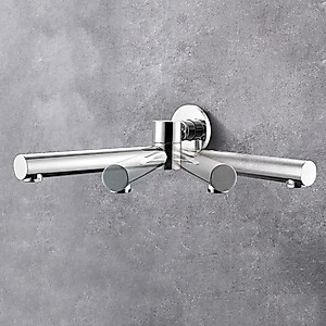 SYLKWOR Kitchen Faucets,Modern Wall Mounted Bath Tap Bathtub Faucet Spout Bath or Basin Spout Bath Filler Spout