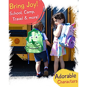 Toddler Backpack for Girls and Boys with Kids Lunch Bag - Unicorn Backpack for Girls and Lunch Bag Kids Backpack for School with Lunch Box Kids - Camp Travel Preschool Backpack - Unstoppable Unicorn