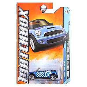 Matchbox 2011-82 MBX Beach Mini Cooper S Convertible BLUE 1:64 Scale