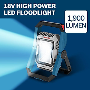 BOSCH GXL18V-601B25 18V 6-Tool Combo Kit with 2-in-1 Bit/Socket Impact Driver, Hammer Drill/Driver, Reciprocating Saw, Circular Saw, Angle Grinder, Floodlight and (2) CORE18V 4.0 Ah Compact Batteries