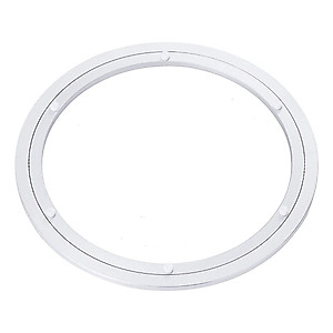 NUZAMAS 350mm(14inch) Heavy Duty Aluminium Alloy Rotary Table Bearings Turntable Round Dining Table Smooth Swivel Plate for Tabletop Serving Trade Show Displays