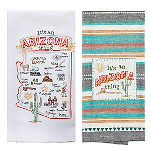 2 Piece Kay Dee Designs Home State of Arizona Embroidered Kitchen Towel Bundle
