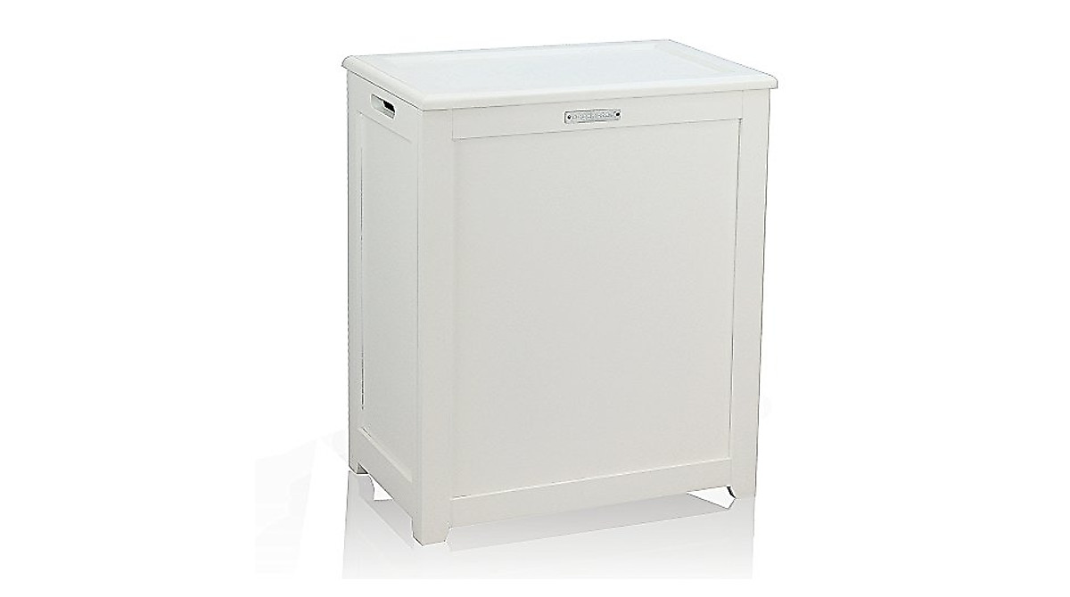 Oceanstar White Storage Laundry Hamper - Stylish & Versatile Organizer