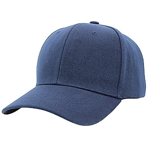 AZTRONA Baseball Cap Men Women - Adjustable Plain Sports Fashion Quality Hat, NAV Navy