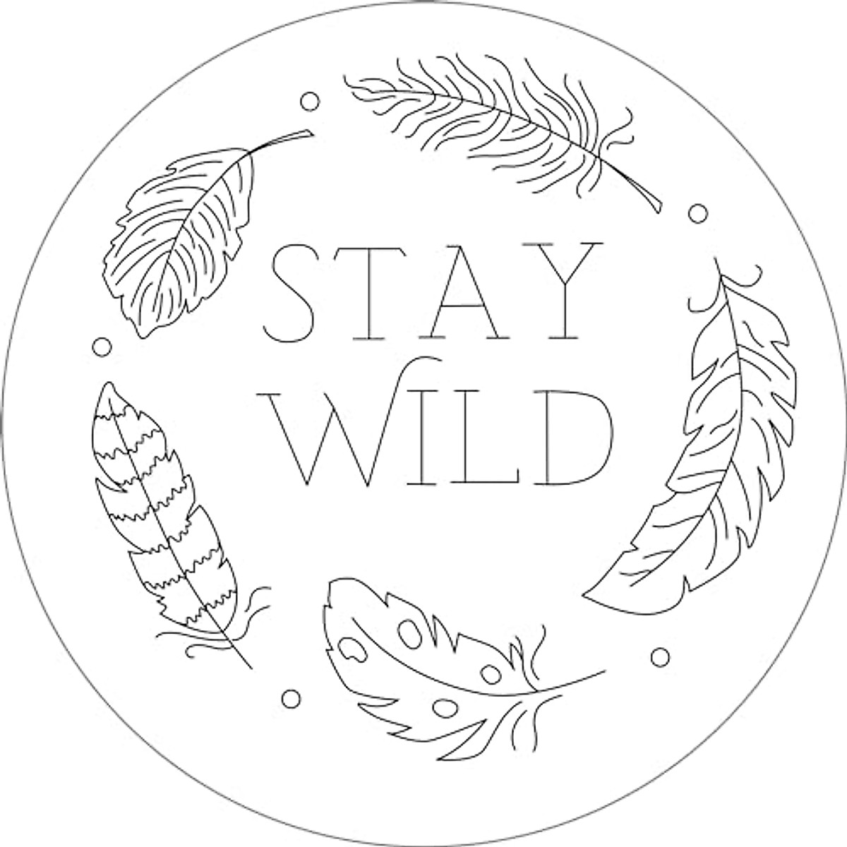 Believe In Yourself Embroidery Pattern Transfers (set of 10 hoop designs!)