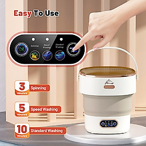 TOREAD Portable Small Washing Machine, 13.5Lbs Mini Compact Washer and Spinner Combo, 2 in 1 Apartment Washers with Twin Tub for Laundry, Dorms, College, RV, Camping