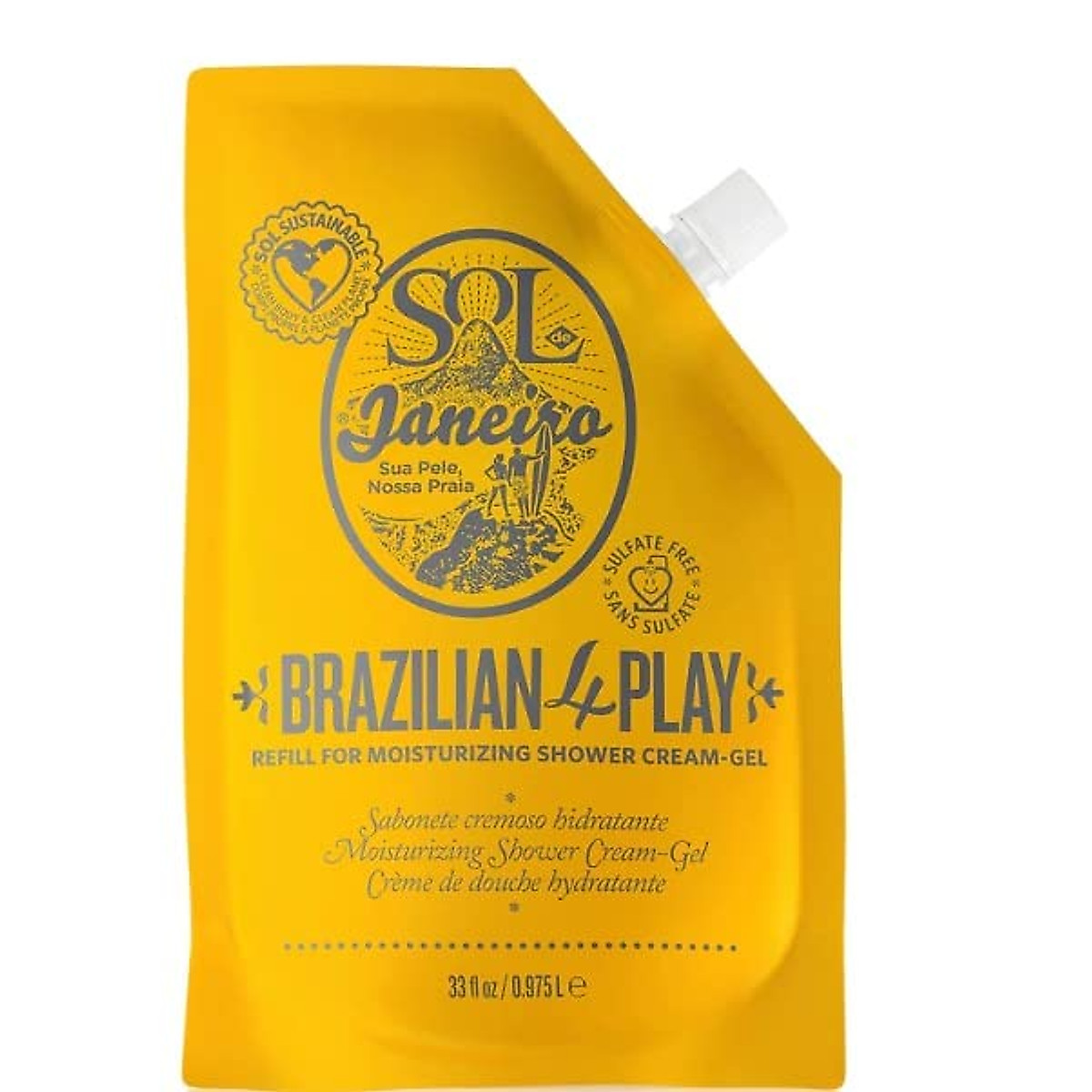 SOL DE JANEIRO Brazilian 4 Play Moisturizing Shower Cream-Gel 1 Liter