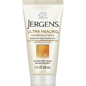 Jergens Ultra Healing Extra Dry Skin Moisturizer, 1 Fl Oz (Pack of 6)