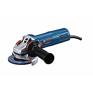 BOSCH GWS10-450 4-1/2 In. Ergonomic Angle Grinder with Slide Switch, Black