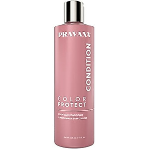 PRAVANA Color Protect Color Care Conditioner | Maintains Vibrant Color & Prevents Fading | For Color-Treated Hair | Enriched to Improve Manageability & Strength | 11 Fl Oz