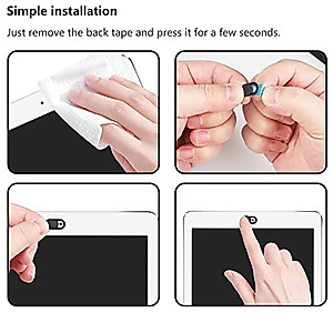 Meruns Laptop Camera Cover Slide - Privacy Protection Accessory, No Residue, Safe Screen -8 Pieces