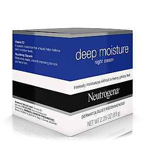Neutrogena Deep Moisture Night Cream , 2.25 Ounce