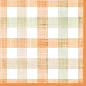 ​Quera 50 Pack Fall Plaid Paper Napkins Autumn Cocktail Napkins Tartan Check Scottish Square Disposable Bar Napkins for Thanksgiving Party, Baby Shower, Celebration Party