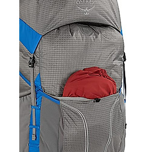 Osprey Exos Pro 55L Men's Backpacking Backpack, Dale Grey/Agam Blue, S/M
