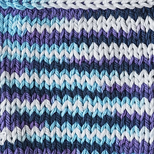 Lily Sugar 'N Cream The Original Ombre Yarn, 2oz, Gauge 4 Medium, 100% Cotton, Moondance - Machine Wash & Dry