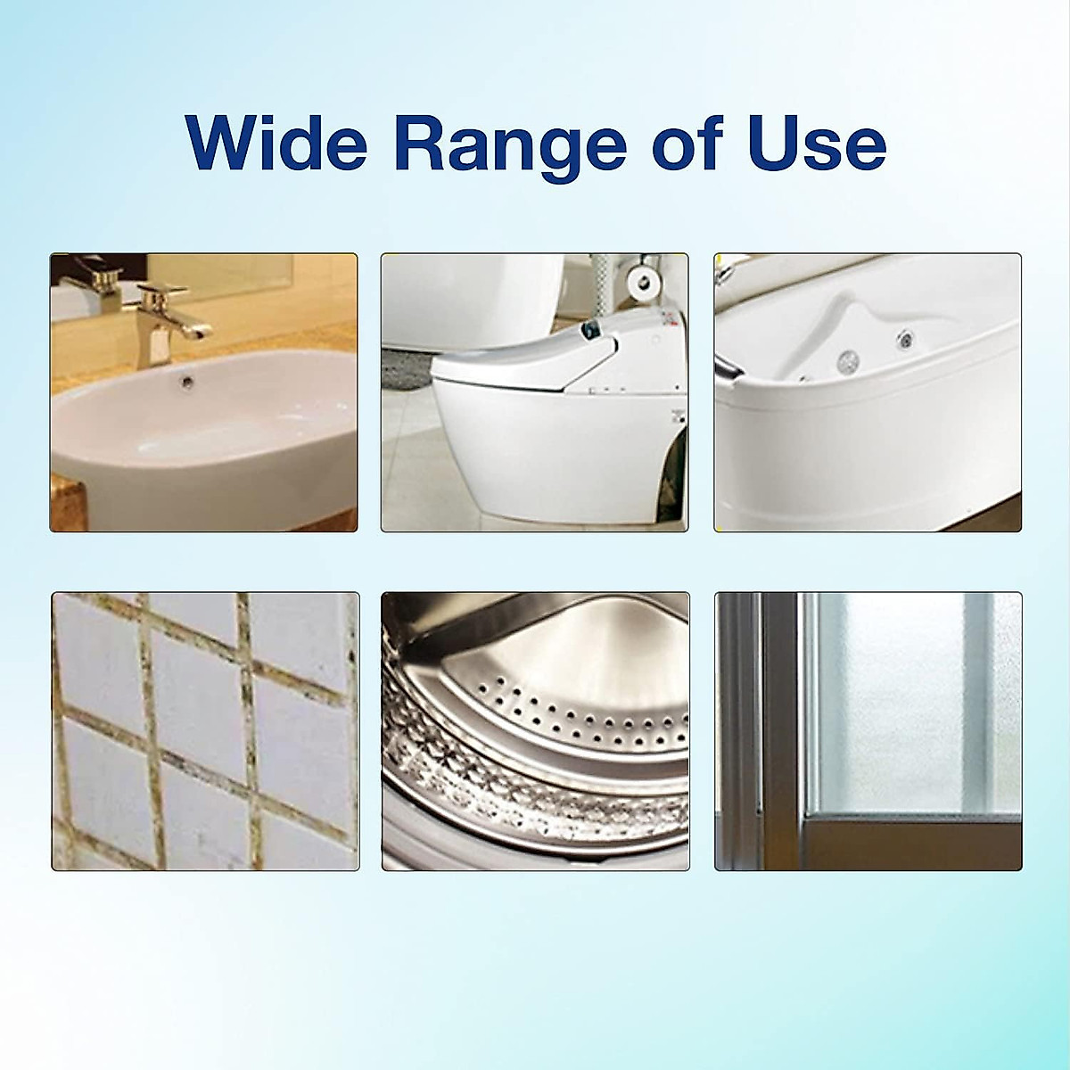 APULITO Home Mold Stain Cleaning Gel Mildew Cleaner Gel for Bathroom Kitchen Household