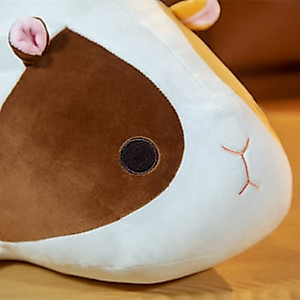 16" Guinea Pig Stuffed Animal,Cute Mouse Plush Doll Toy Animals Soft Throw Pillow, Birthday Christmas Party Surprise Gifts for Kids. (Brown)