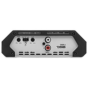 DS18 S-1600.2/SL Car Audio Amplifier – 2 Channel, Full Range, Class AB, 1600 Watts (Silver)