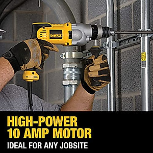 DEWALT Hammer Drill Kit, 1/2-Inch, 10-Amp, Pistol Grip (DWD520K )