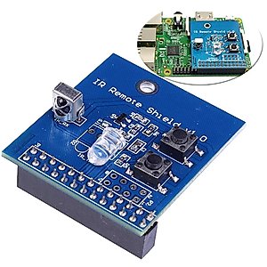 IR Transmitter Infrared Remote Hat Expansion Board 38KHz Transceiver Shield for Raspberry Pi RPi B+/2B/3B