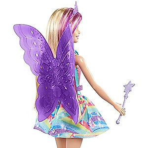 Barbie Dreamtopia Advent Calendar: Blonde Doll, 3 Fairytale Doll Fashions, 10 Accessories and 10 Storytelling Pieces Including 3 Pets, for 3 to 7 Years Old