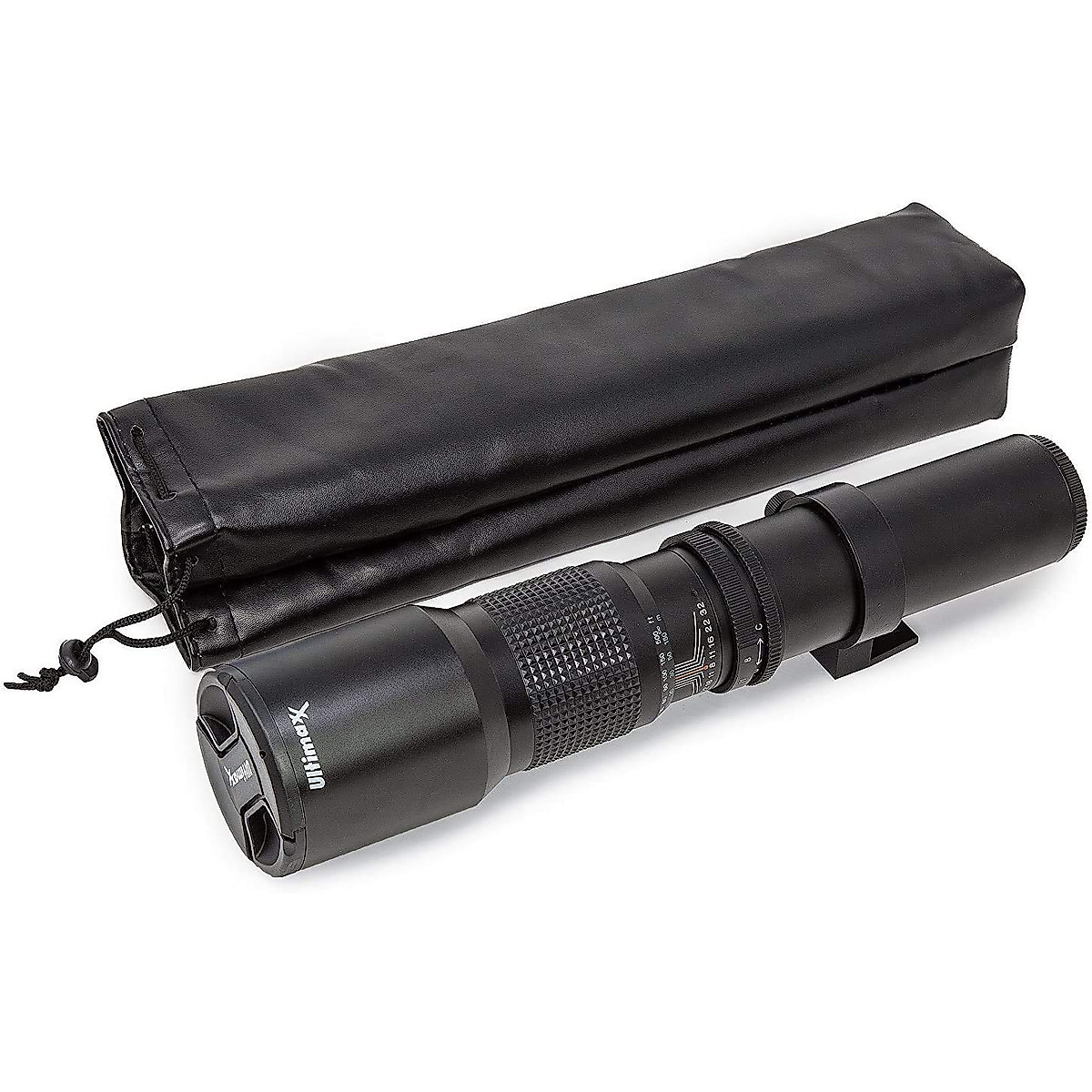 Ultimaxx 500mm (w/ 2X Converter 1000mm) Manual Preset Lens Kit for Canon EOS T5, T5i, T6, T7 T6i, T6s, T7i, SL1, SL2, 60D, 70D, 77D, 80D, 5D III, 5D IV, 6D, 7D, 7D II & More