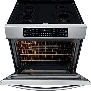 Frigidaire FGIH3047VF 30" Gallery Series Induction Range with Air Fry 4 Elements 5.4 cu. ft. Oven Capacity Self Clean with Steam Clean Option Star K ADA Compliant in Stainless Steel