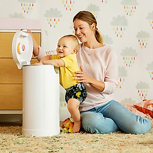 Munchkin® Arm and Hammer Diaper Pail Snap, Seal and Toss Refill Bags, Holds 600 Diapers, White 20 Count