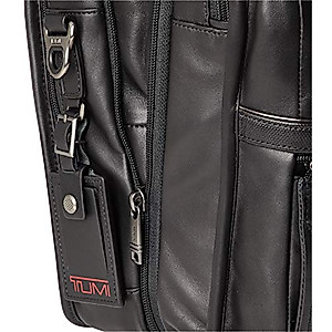 Tumi Briefcase, Official Genuine Alpha Expandable Organizer Laptop Brief, Black