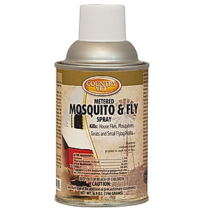 Country Vet Metered Mosquito and Fly Spray 6.4 oz. cans 342033CVA (Case of 12) Dispenser NOT Included