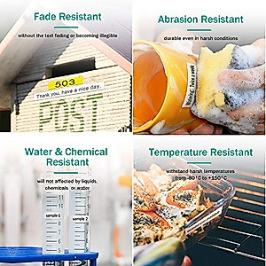 4 Pack Replace for Dymo D1 45013 Label Tape Refill 45013s S0720530 12mm x 7m, 1/2 Inch Labeling Tape for Dymo LabelManager 160 210D 280 420P 360D 450 450DUO Label Maker, Black on White