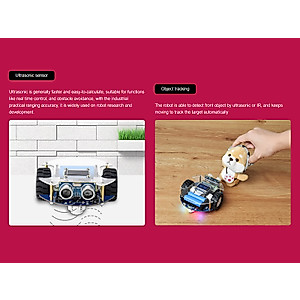 Waveshare PicoGo Mobile Robot - Raspberry Pi Pico Based, Self Driving, Remote Control, Unassembled