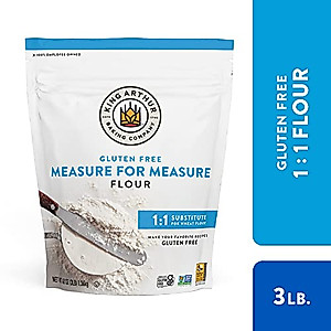 King Arthur, Measure for Measure Flour, Certified Gluten-Free, Non-GMO Project Verified, Certified Kosher, 3 Pounds, Packaging May Vary