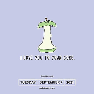 A 2021 Punny Day-to-Day Calendar by @rockdoodles: Carbe Diem